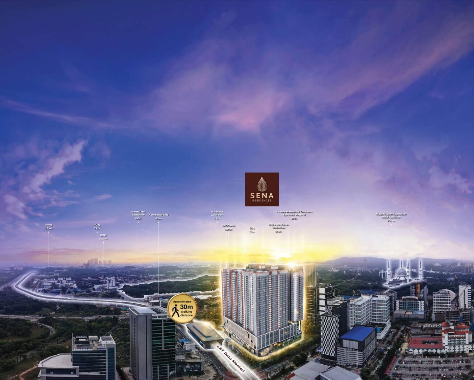 Sena Residences Shah Alam Review | TOD Living Beside LRT Dato’ Menteri ...